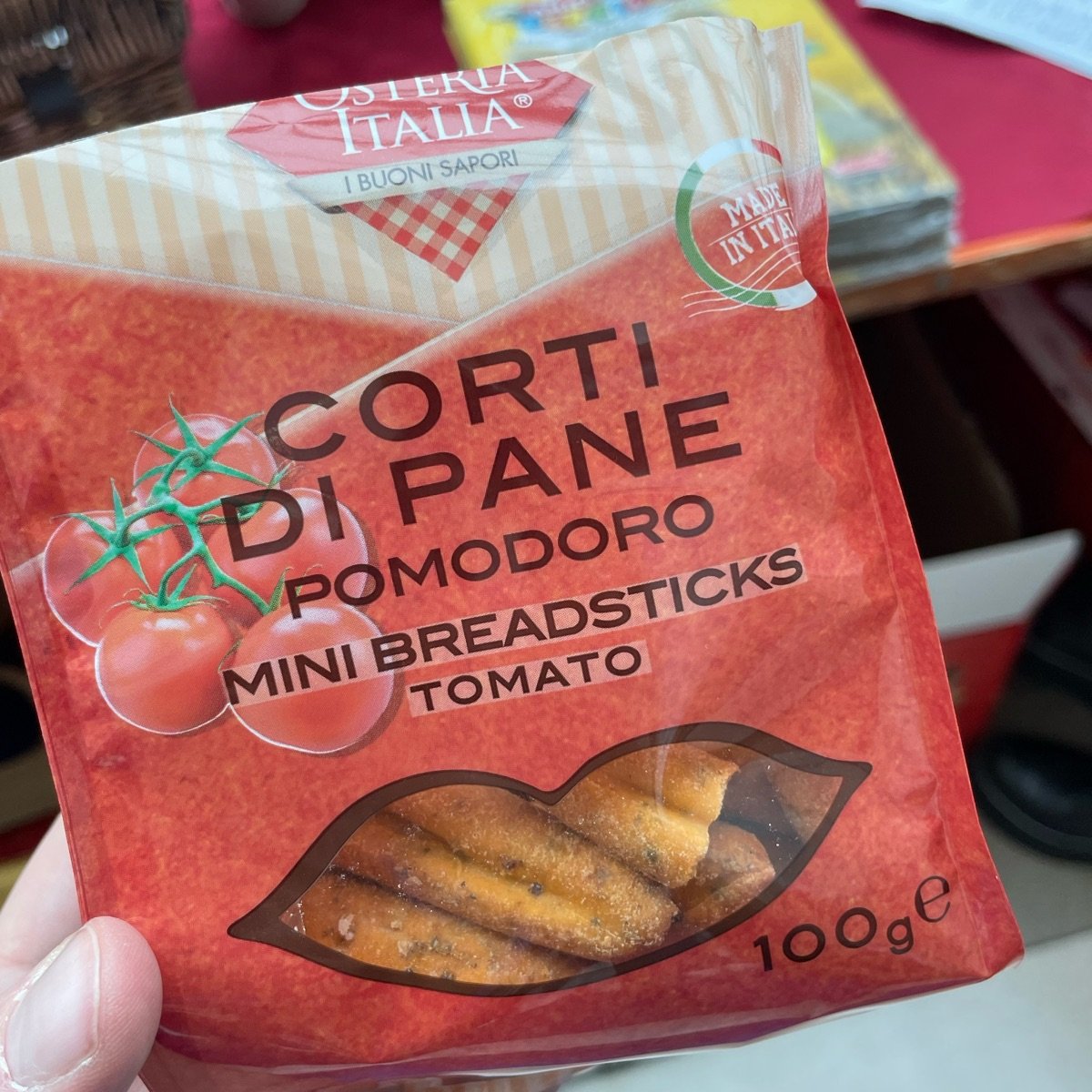 corti di pane pomodoro from Osteria Italia - Vegan Product Reviews ...