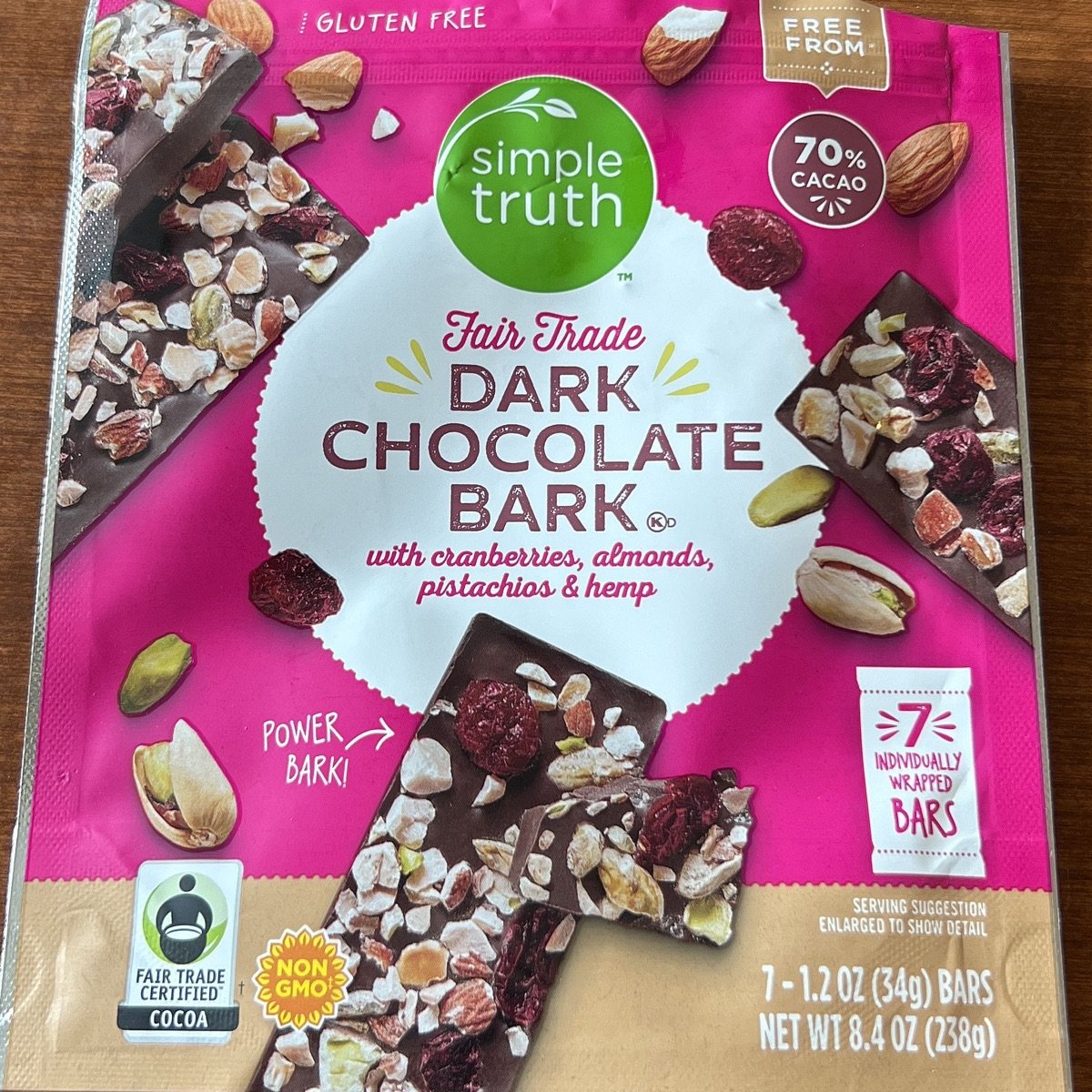 Dark Chocolate Bark from Simple Truth - Vegan Product Reviews & Ratings ...