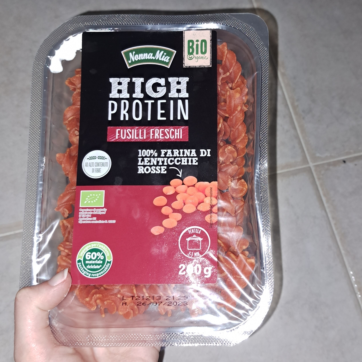 Nonna mia Fusilli freschi di lenticchie rosse Reviews | abillion