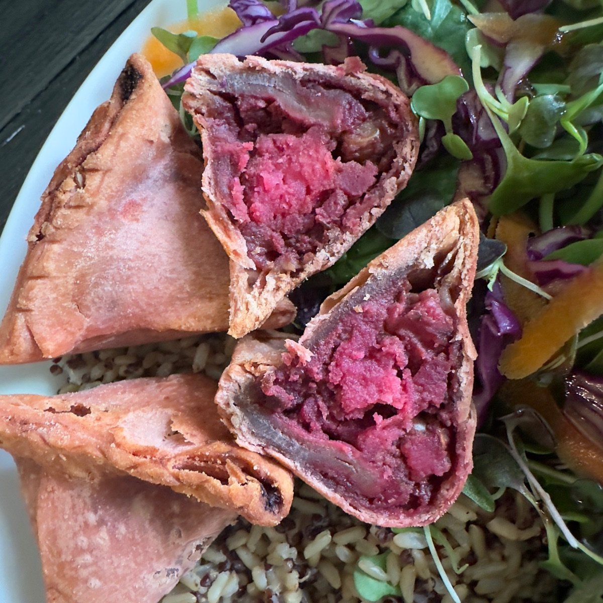 POTATO BEETROOT SAMOSA from Ashoka - Vegan Product Reviews & Ratings ...