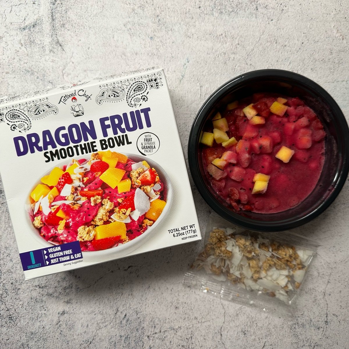 Dragon Fruit Smoothie Bowl from Tattooed Chef - Vegan Product Reviews ...