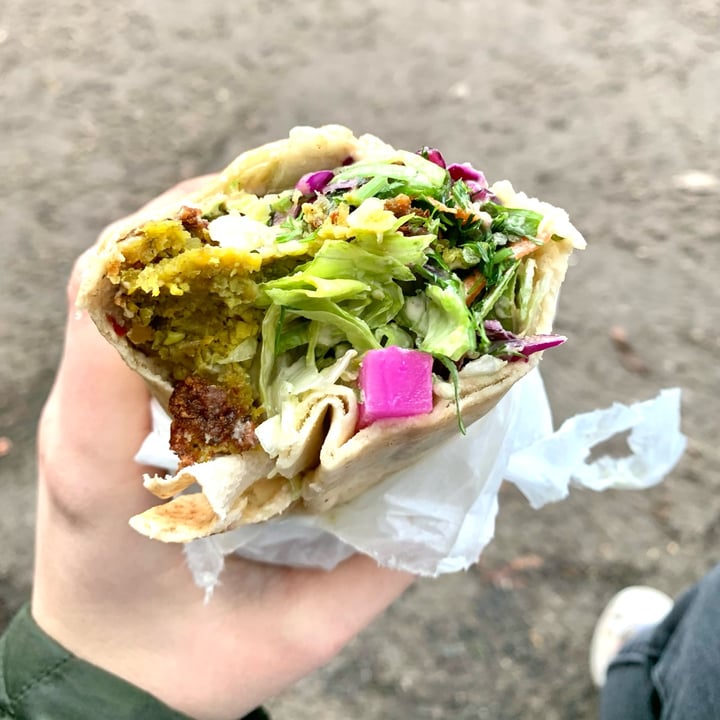 Middle feast United Kingdom Vegan Falafel Wrap Review | abillion