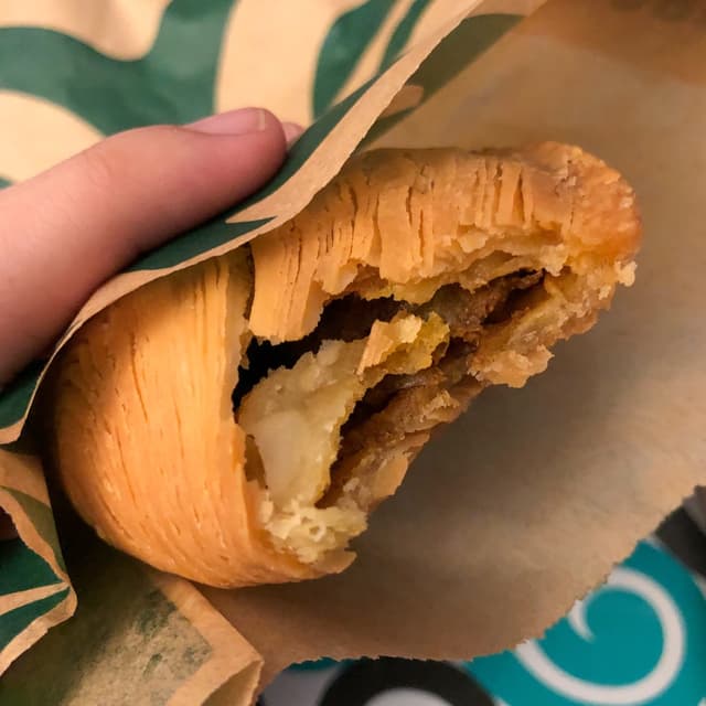 Beyond Meat Spiral Curry Puff at Starbucks Penang Int, Airport (Int ...