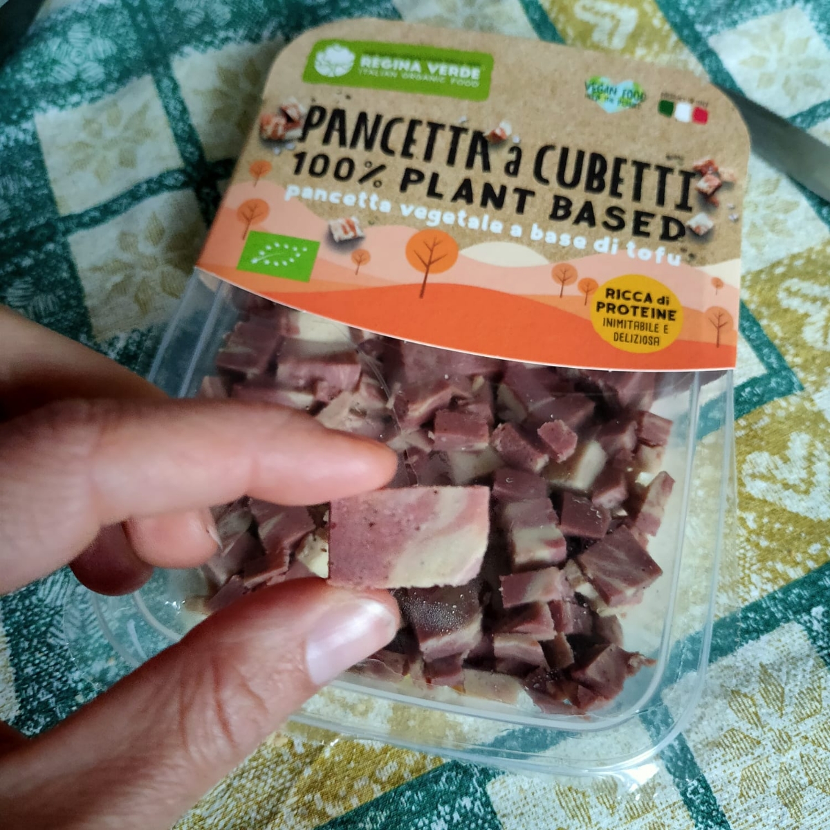 pancetta a cubetti 100% plant based from Regina Verde - Vegan Product ...