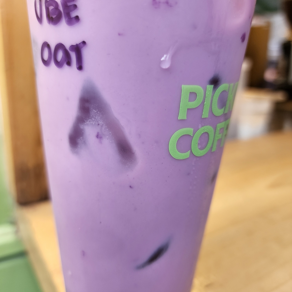 Ube Latte from Pickup Coffee - Vegan Product Reviews & Ratings | abillion