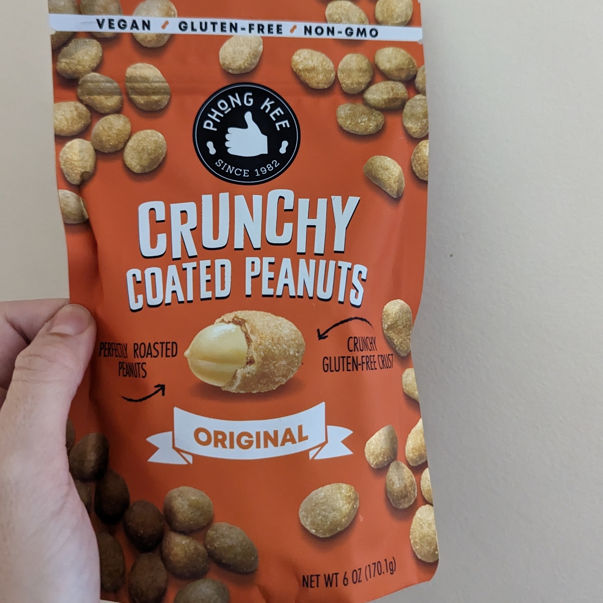 crunchy coated peanuts original from Phong kee - Vegan Product Reviews ...