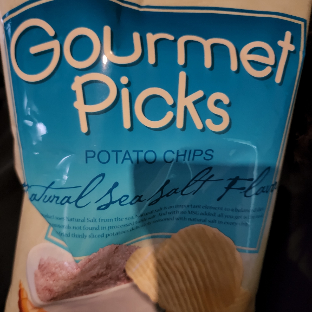 Gourmet Picks Potato Chips Natural Sea Salt from Oishi - Vegan Product ...
