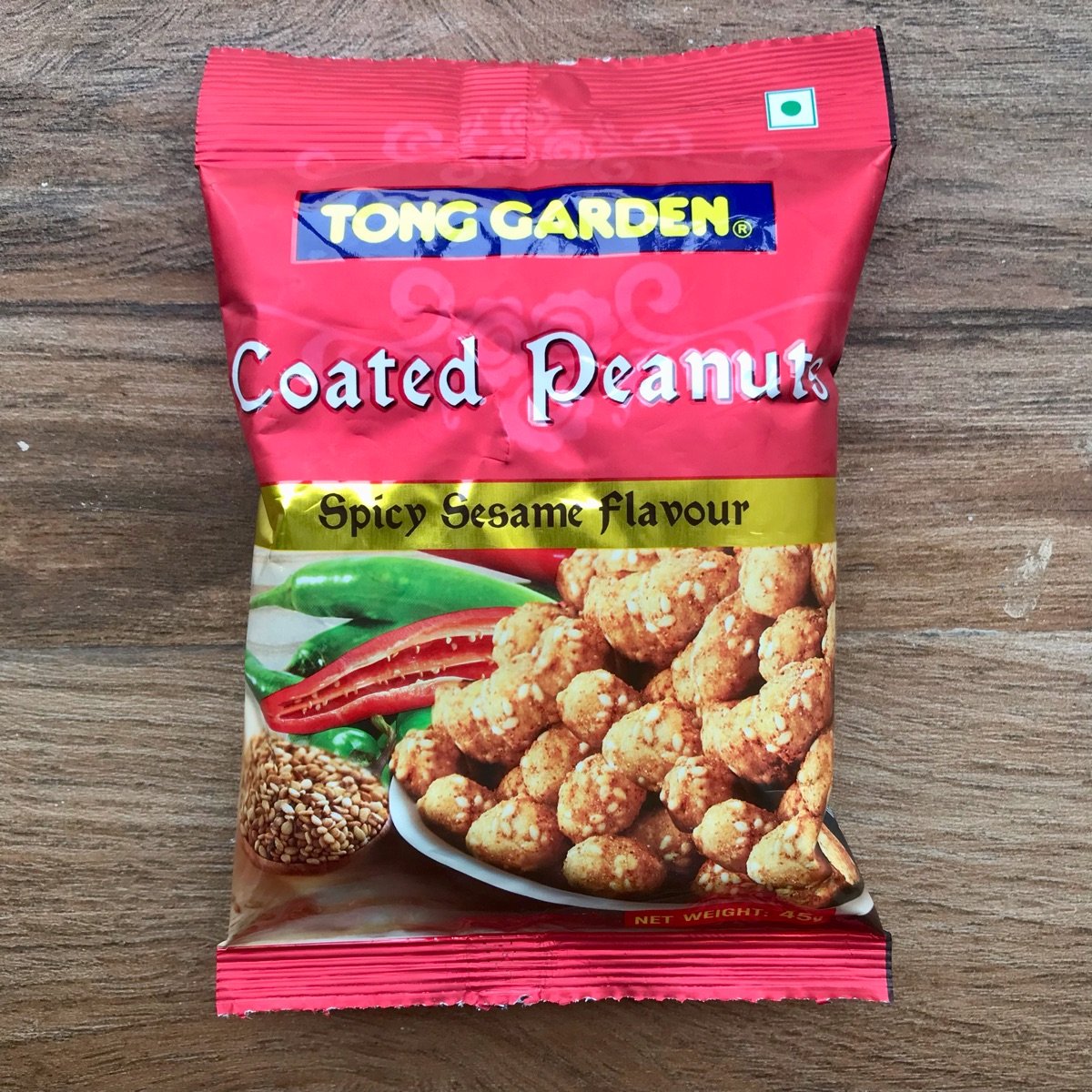 Coated Peanuts Spicy Sesame Flavour from Tong Garden - Vegan Product ...
