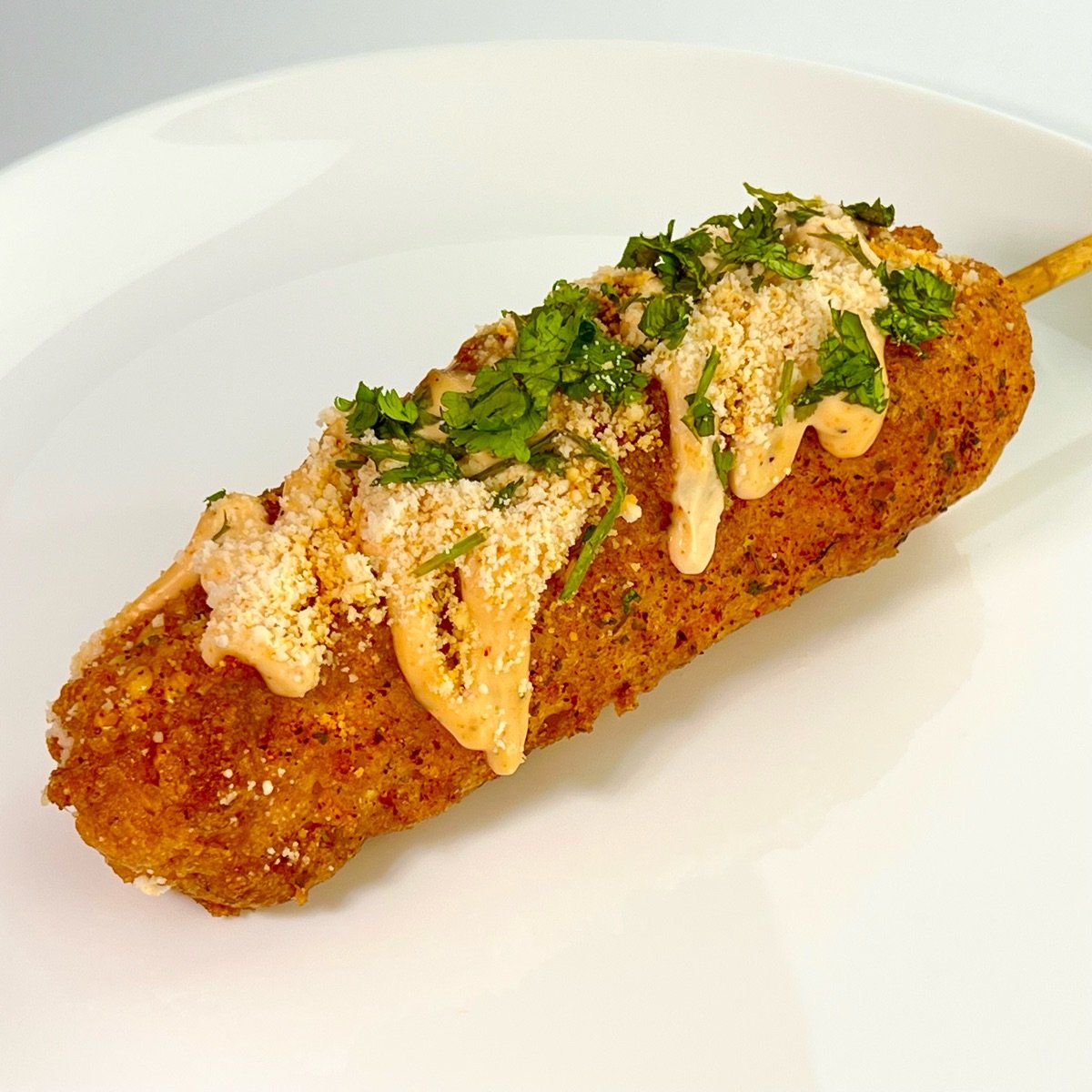 Deep Fried Elote from Our Vegan Cocina - Vegan Product Reviews ...