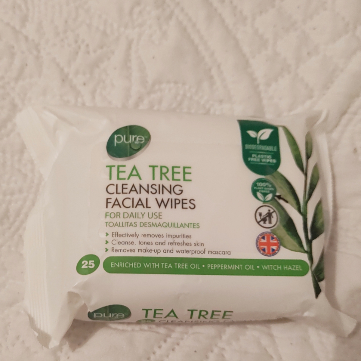 Tea Tree Cleansing Facial Wipes from Pure - Vegan Product Reviews ...