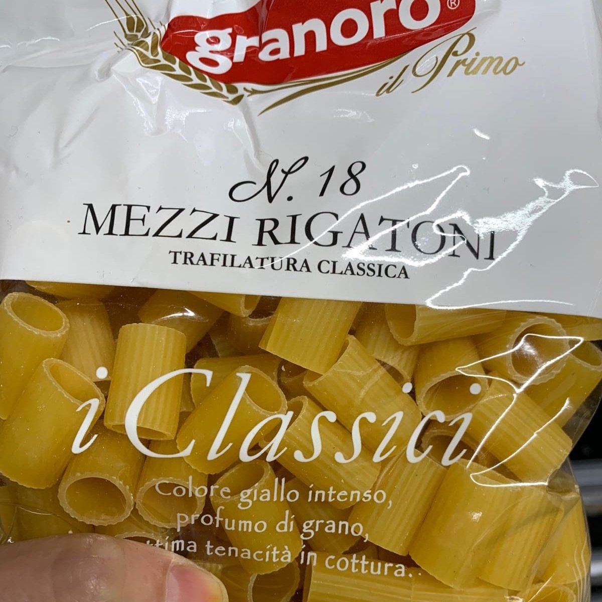mezzi rigatoni 18 from Granoro - Vegan Product Reviews & Ratings | abillion