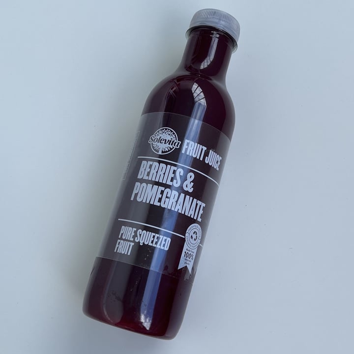 Solevita berries&pomegranate fruit juice Review | abillion