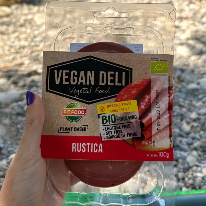 Vegan Deli Vegan Deli Organic Cold cut slices Rustica 100g Review ...