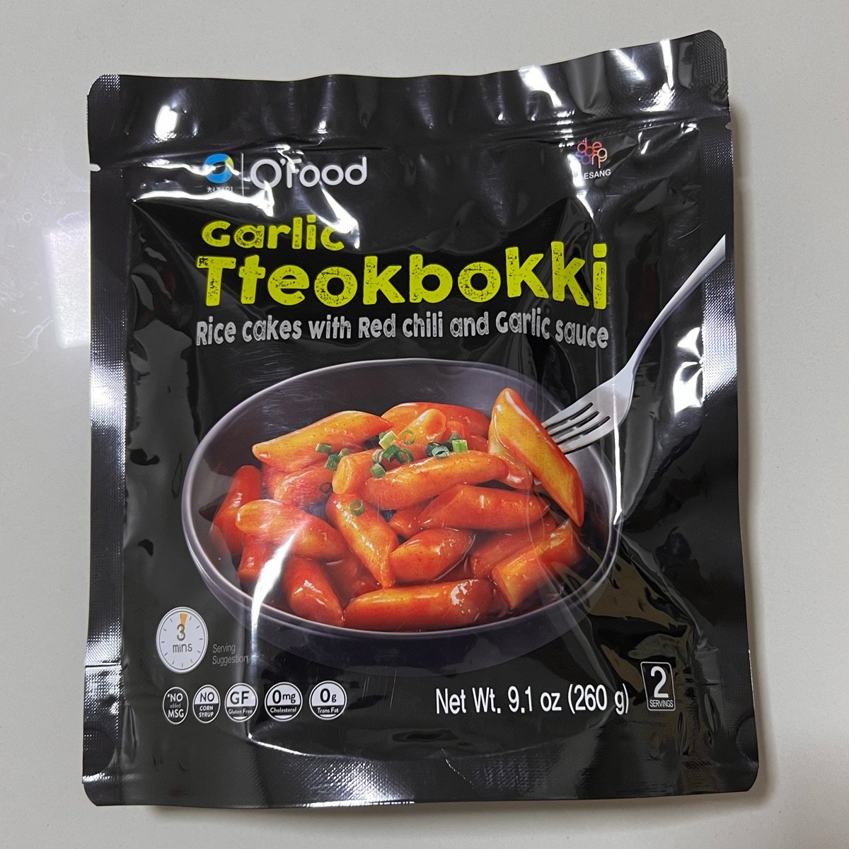 Garlic Tteokbokki from O’food - Vegan Product Reviews & Ratings | abillion