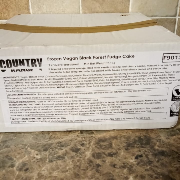 country range frozen vegan black forest fudge cake Review | abillion