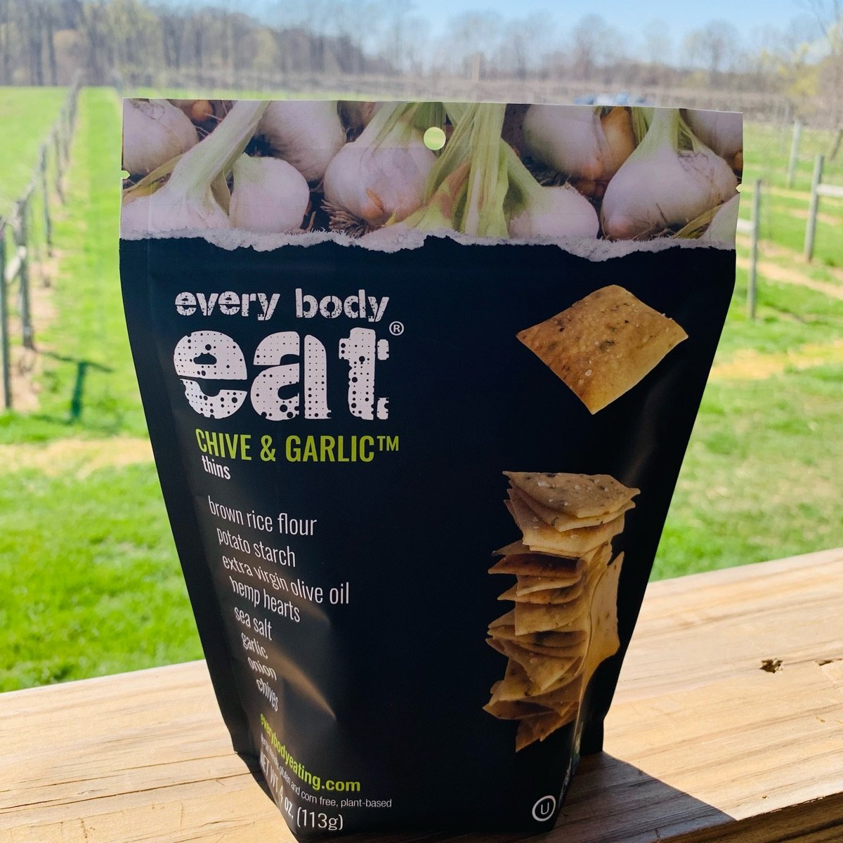 Chive and Garlic Thins from Every Body Eat - Vegan Product Reviews ...