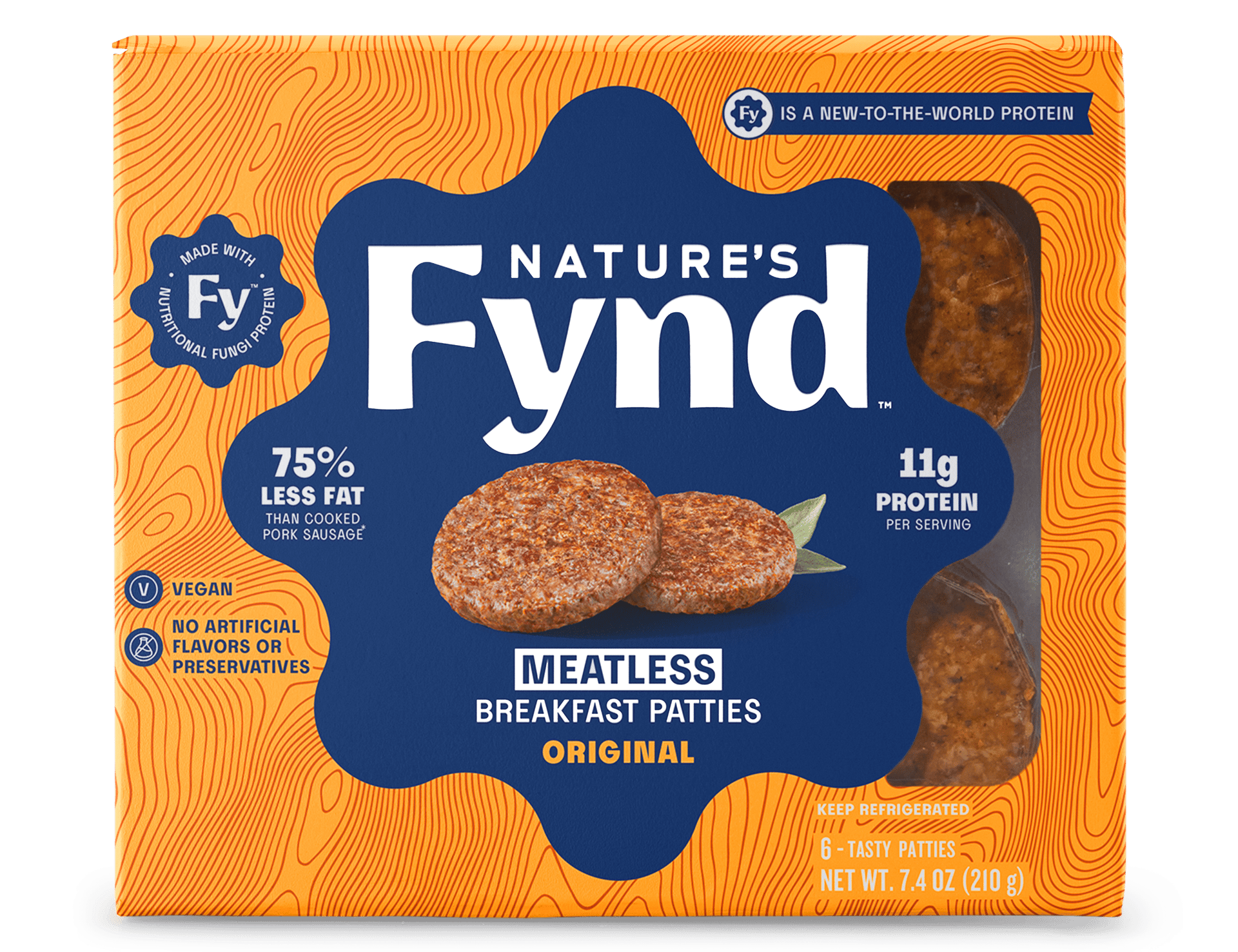 Nature's Fynd Meatless Breakfast Patties - Original from Nature's Fynd ...