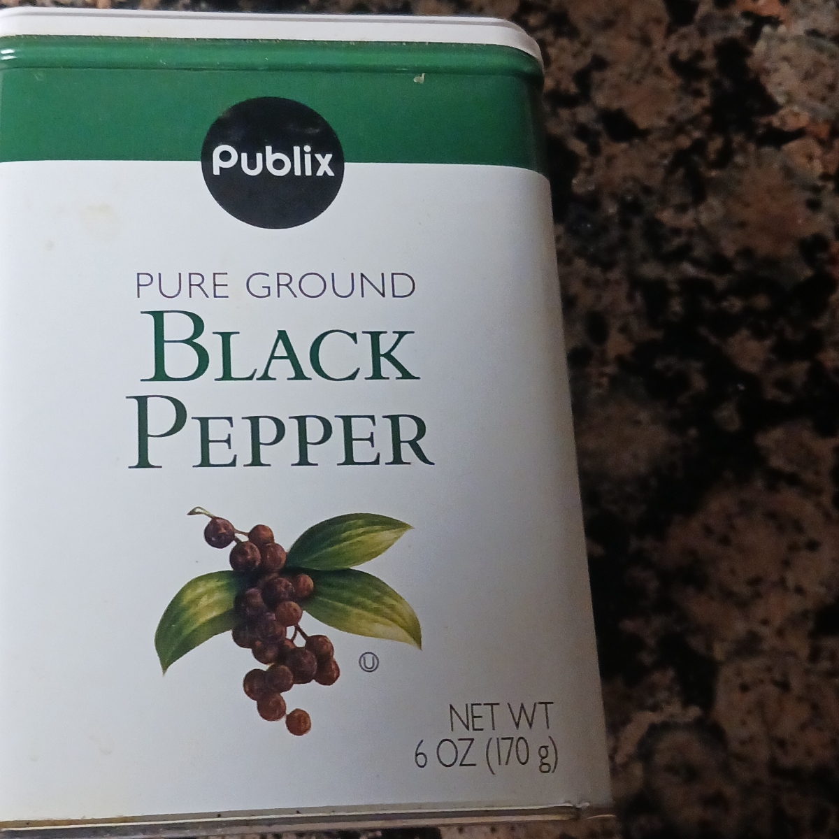 Publix Pure Ground Black Pepper 评价 | abillion