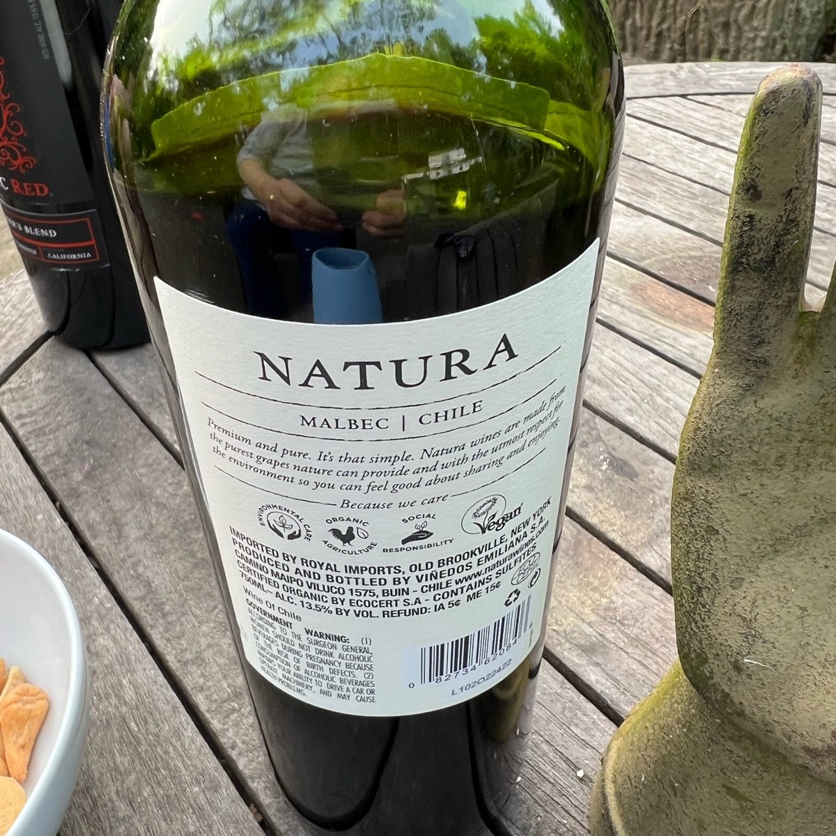 malbec wine from Natura - Vegan Product Reviews & Ratings | abillion