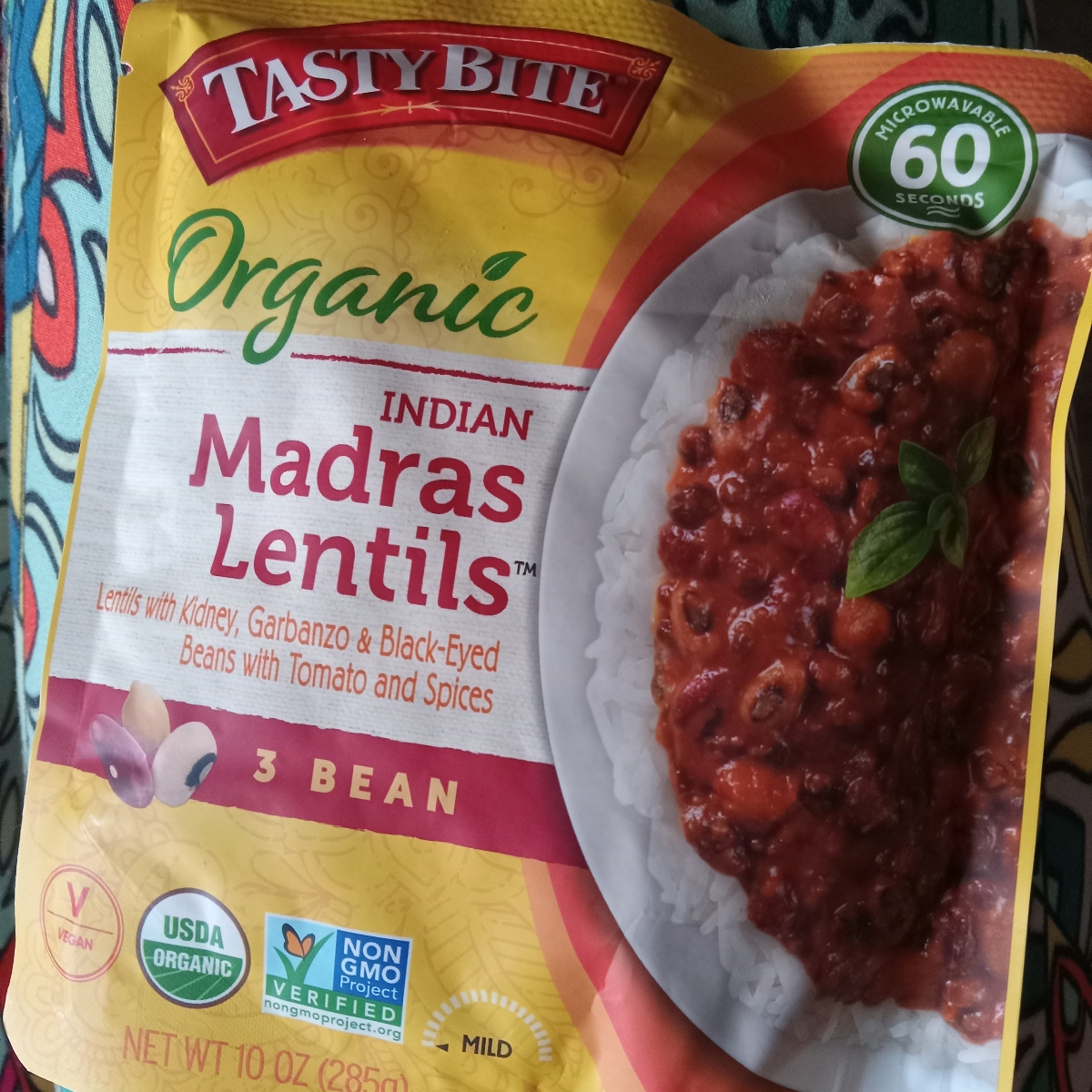 Organic Indian Madras Lentils from Tasty Bite - Vegan Product Reviews ...