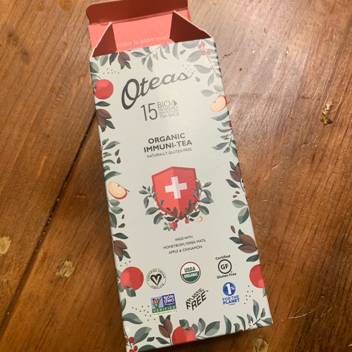 organic immuni-tea from Oteas - Vegan Product Reviews & Ratings | abillion