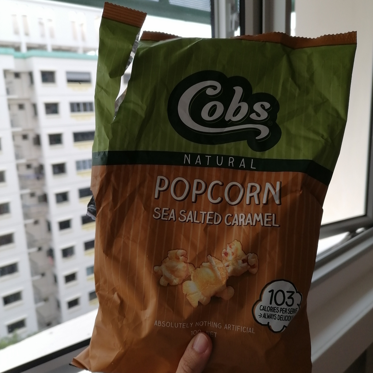 Reseñas de Cobs Natural Salted Caramel Popcorn por Cobs na | abillion
