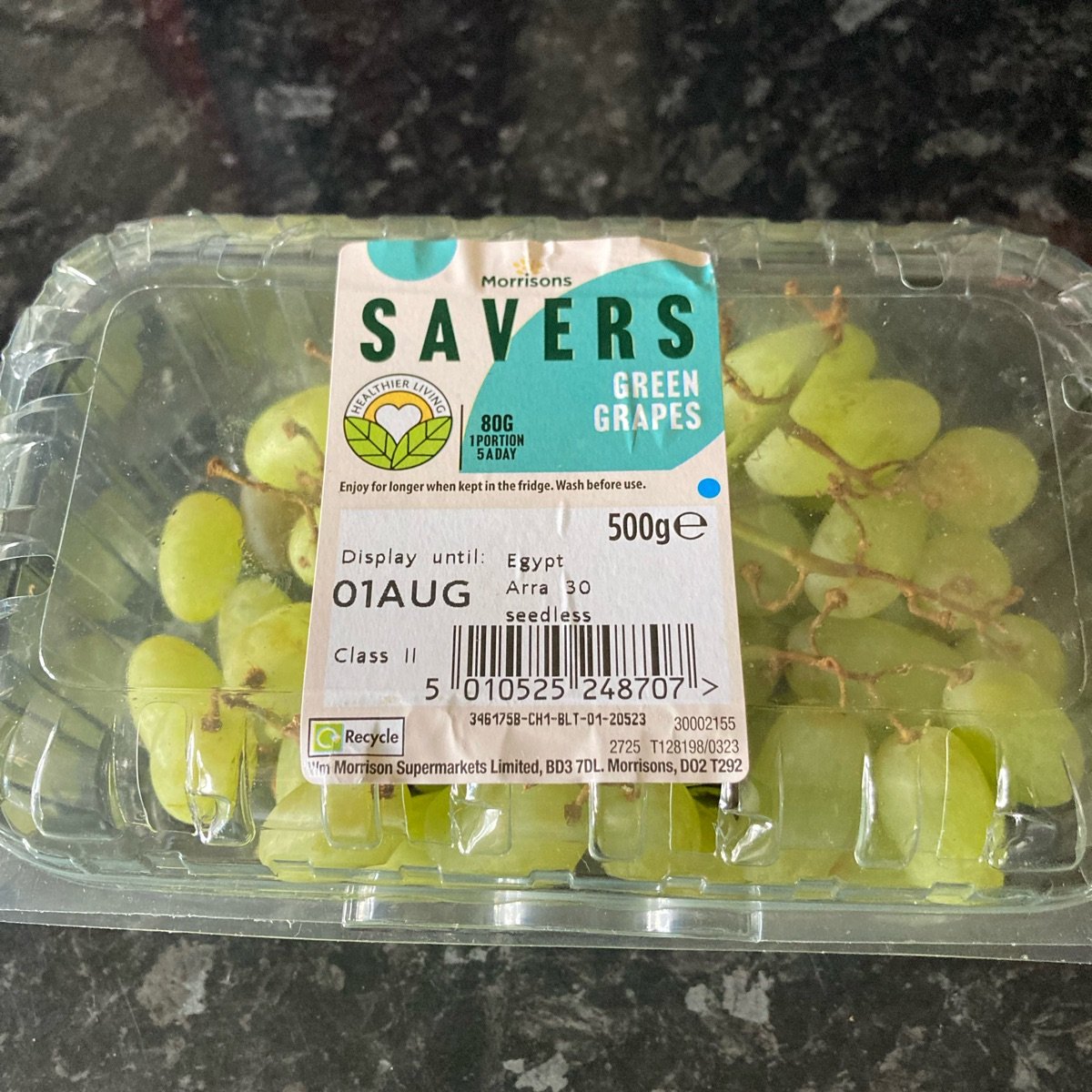 green grapes from Morrisons (Savers) - Vegan Product Reviews & Ratings ...