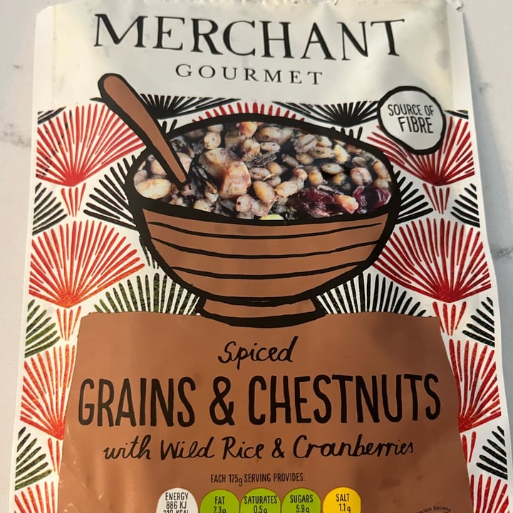 Merchant Gourmet Spiced Grains & Chestnuts With Wild Rice & Cranberries ...