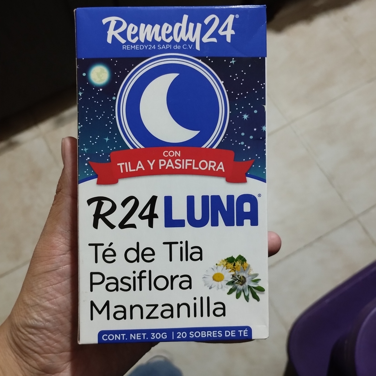 R24 Luna Té de tila pasiflora y manzanilla from Remedy 24 - Vegan ...