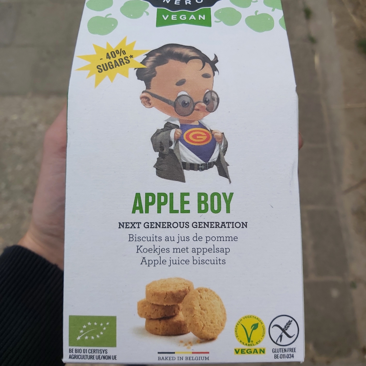 apple boy apple juice biscuits from Generous - Vegan Product Reviews ...