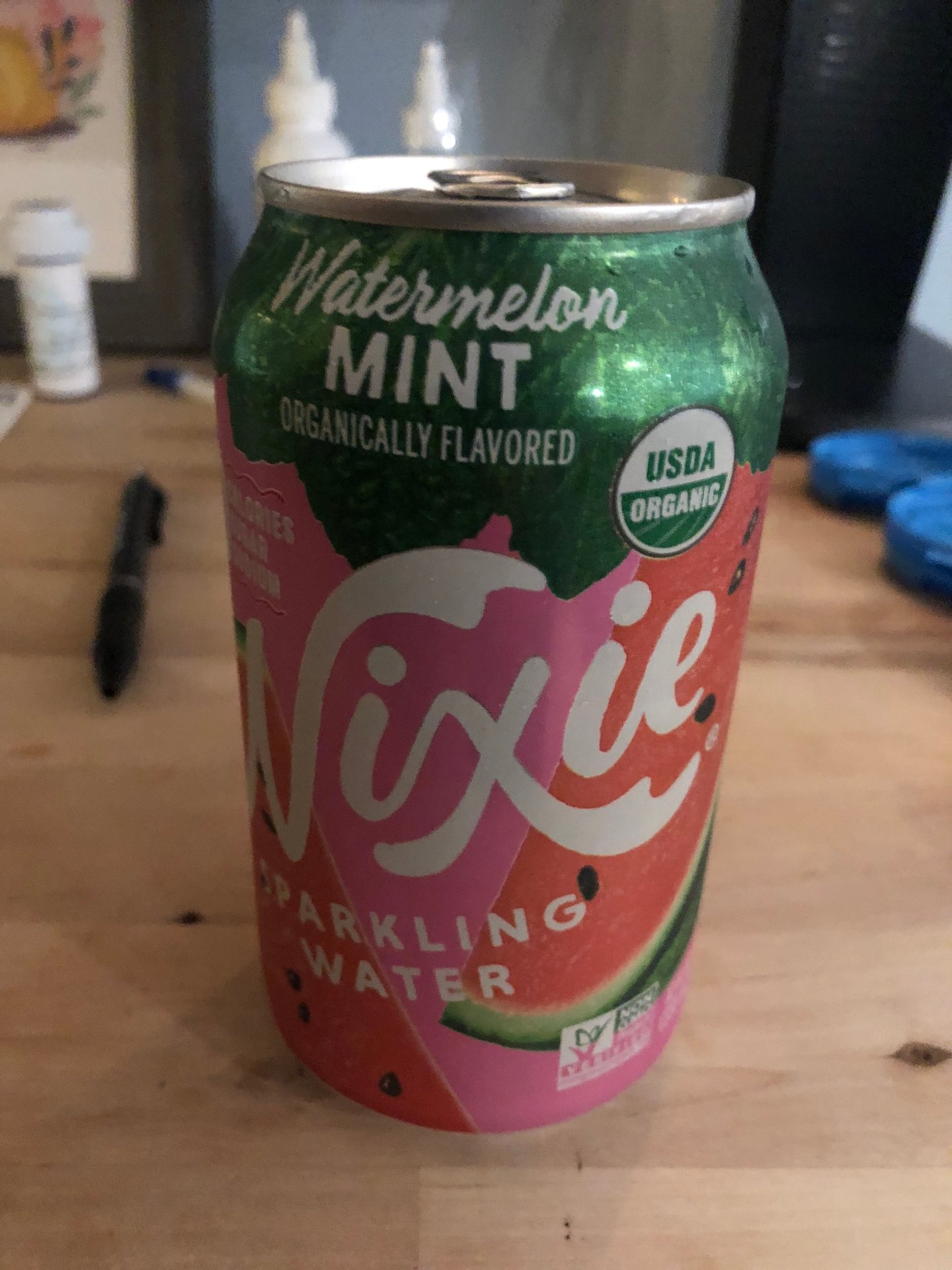 Watermelon Mint Sparkling Water from Vixie - Vegan Product Reviews ...