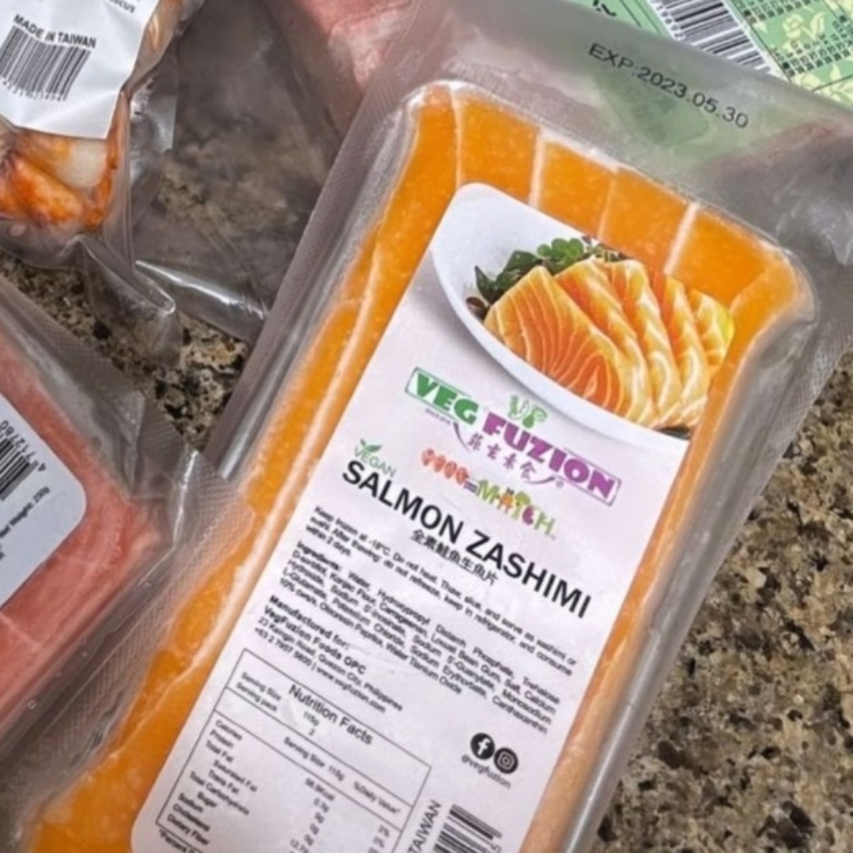 Salmon Zashimi from Veg Fuzion - Vegan Product Reviews & Ratings | abillion