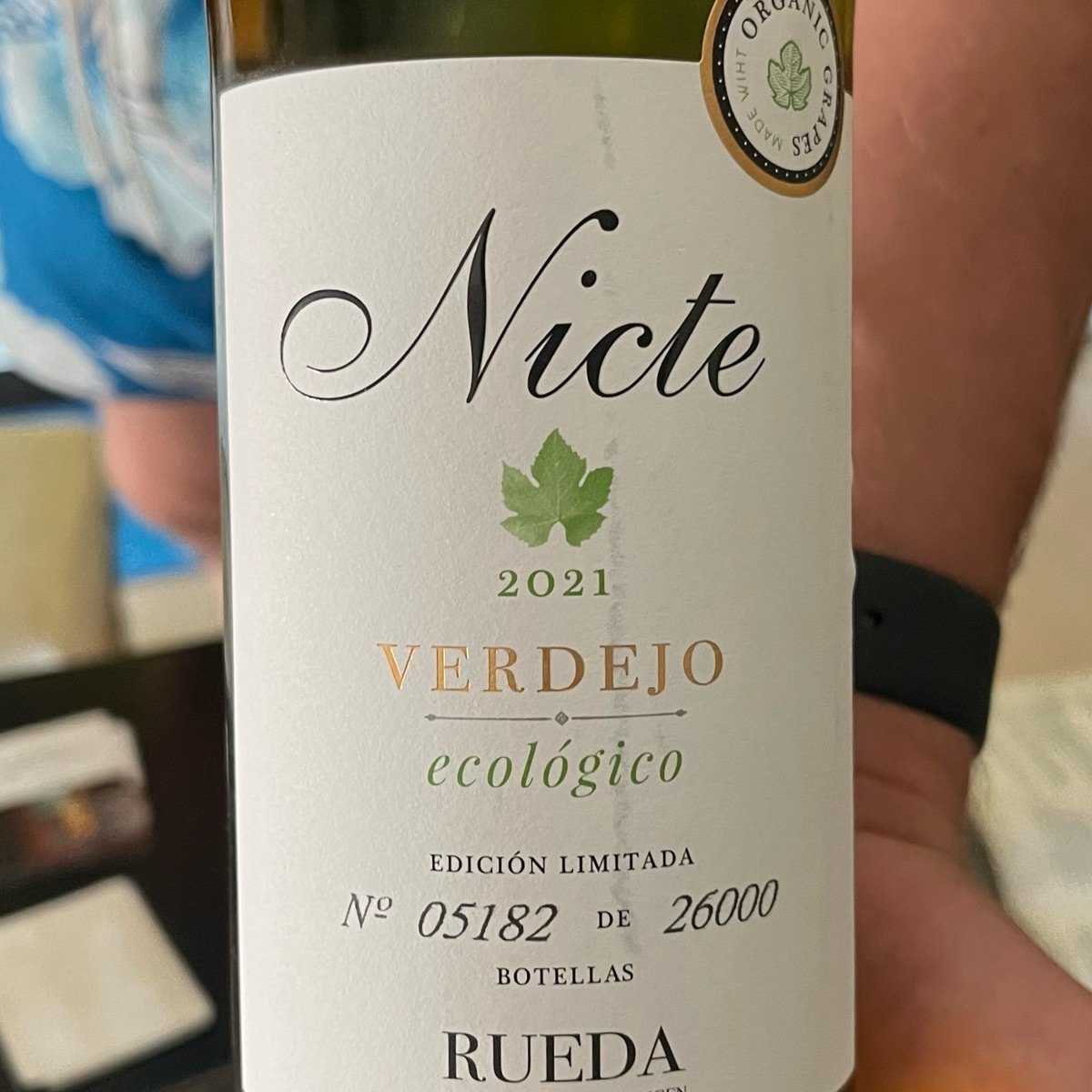 Vino Verdejo ecológico 2021 from Nicte - Vegan Product Reviews ...