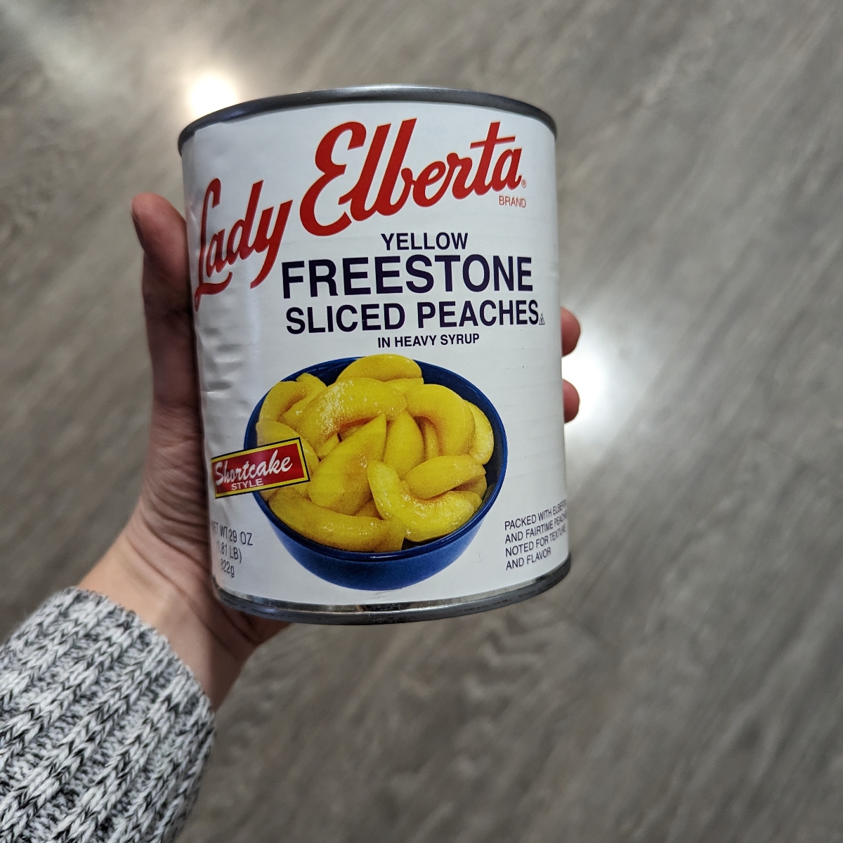 Yellow Freestone Sliced Peaches in Heavy Syrup from Lady Elberta ...
