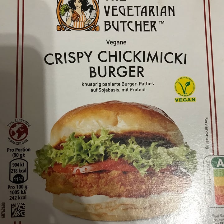 The Vegetarian Butcher Crispy chickimicki Burger Review | abillion