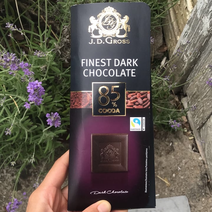 J. D. Gross Dark Chocolate 85% Cacao Review | abillion