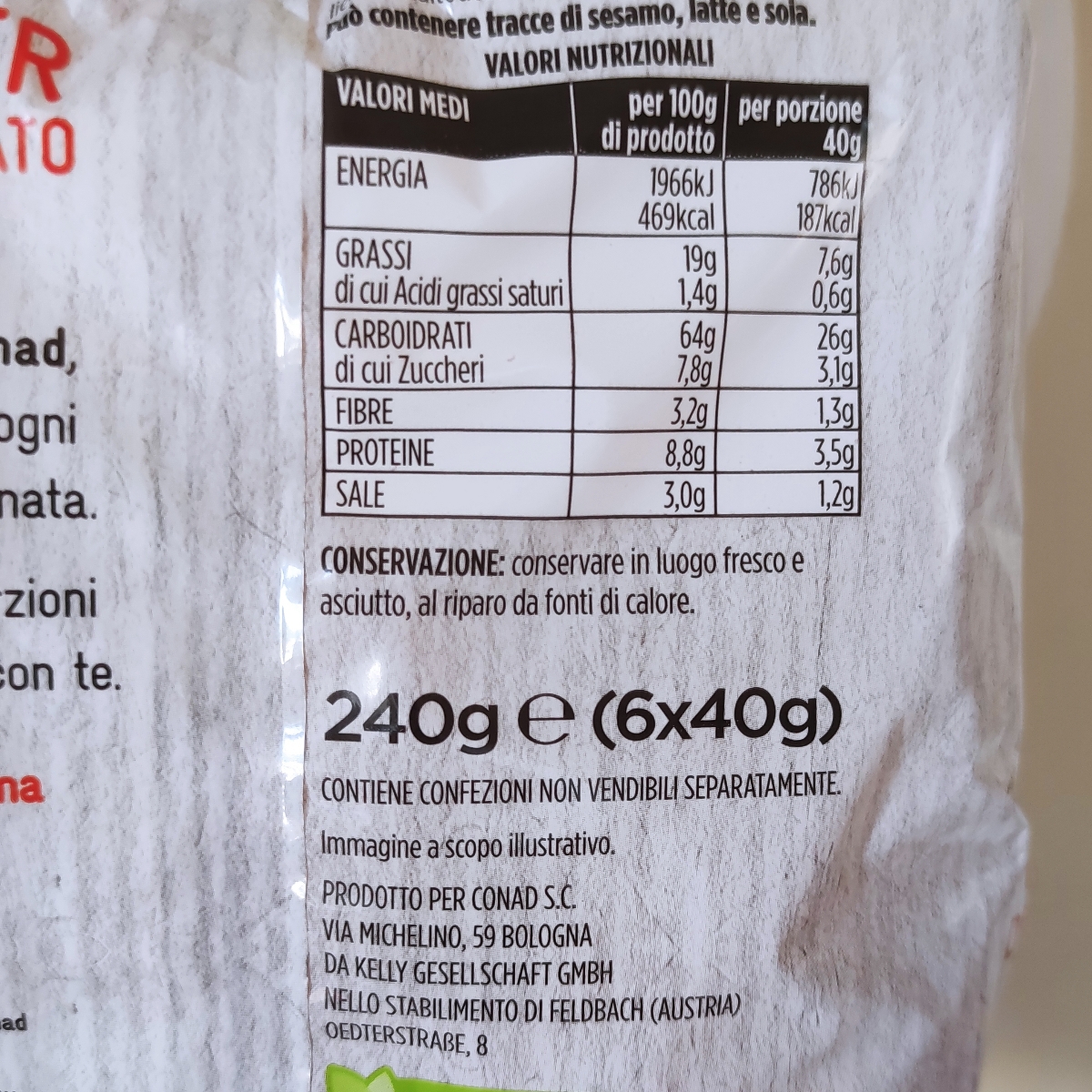 Mini cracker dolce e salato from Conad - Vegan Product Reviews ...