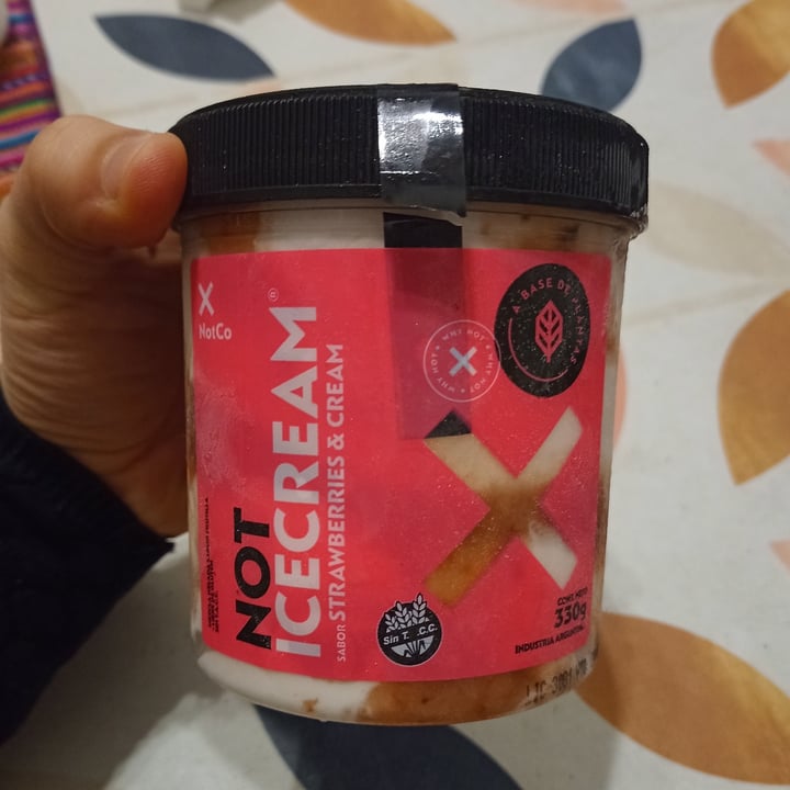 NotCo Not Ice Cream Strawberry Cream Review | abillion