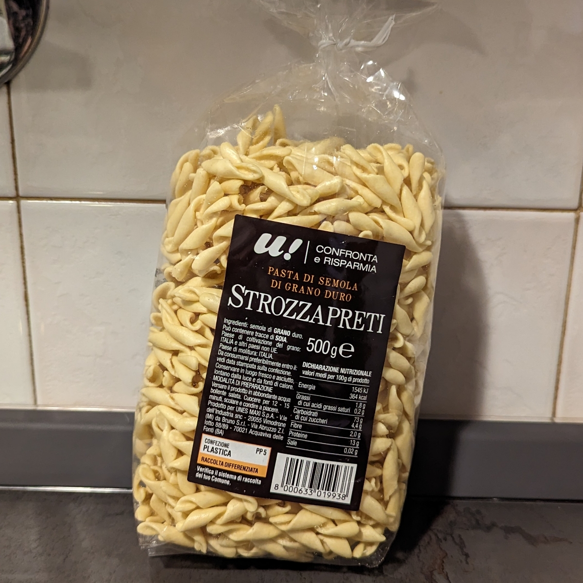 Strozzapreti from U! - Vegan Product Reviews & Ratings | abillion