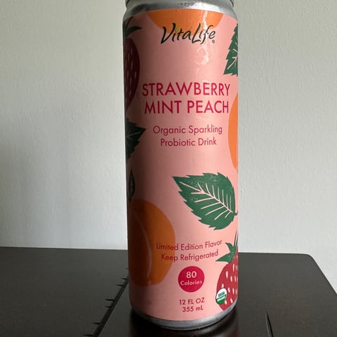 VitaLife strawberry mint peach probiotic drink Reviews | abillion