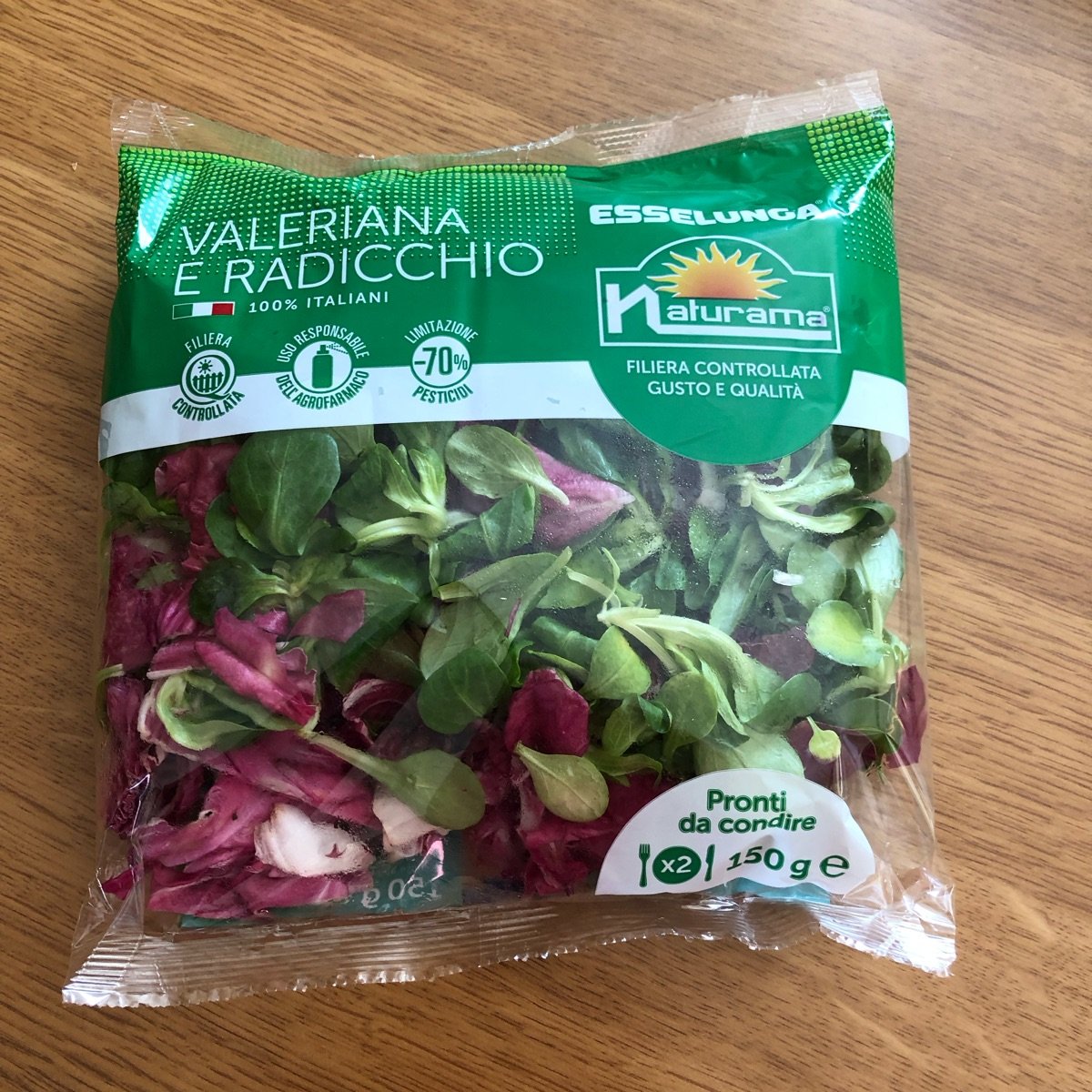 valeriana e radicchio from Esselunga naturama - Vegan Product Reviews & Ratings | abillion