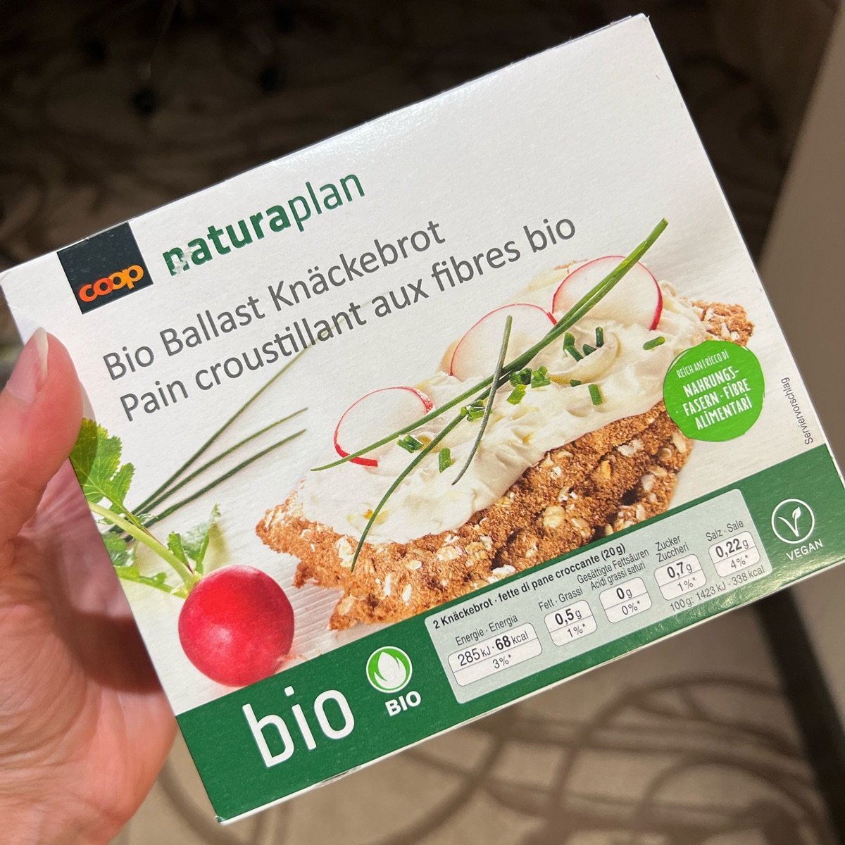 Coop naturaplan Bio Ballast Knäckebrot 评价 | abillion