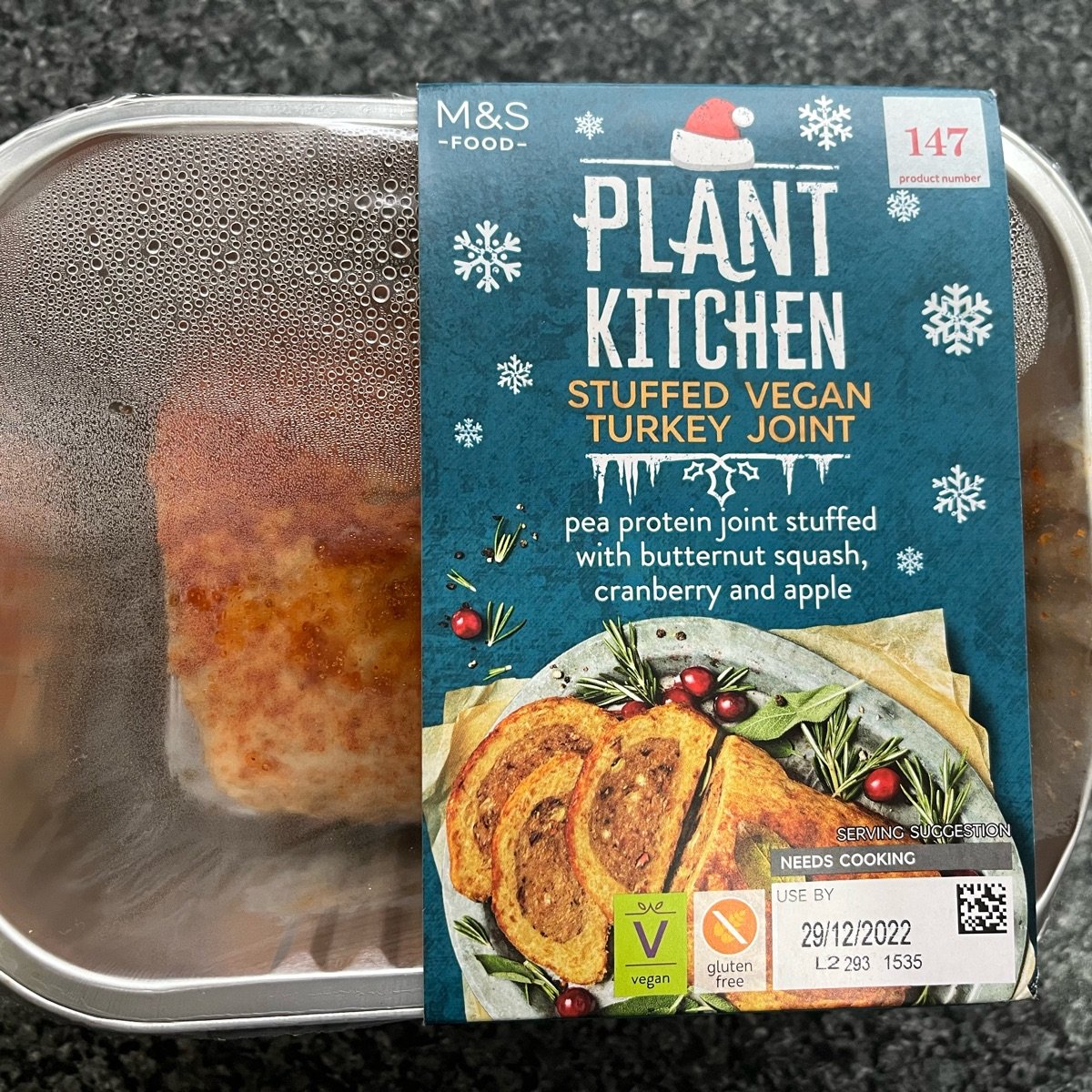 Stuffed Vegan Turkey Joint from Plant Kitchen (M&S) - Vegan Product ...
