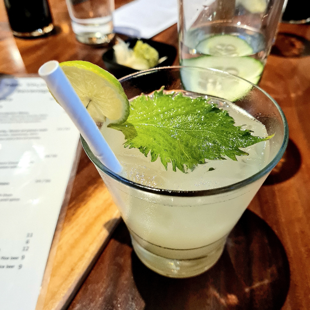 Shiso lemonade at Tane vegan izakaya, Berkeley - Vegan Dish Reviews ...