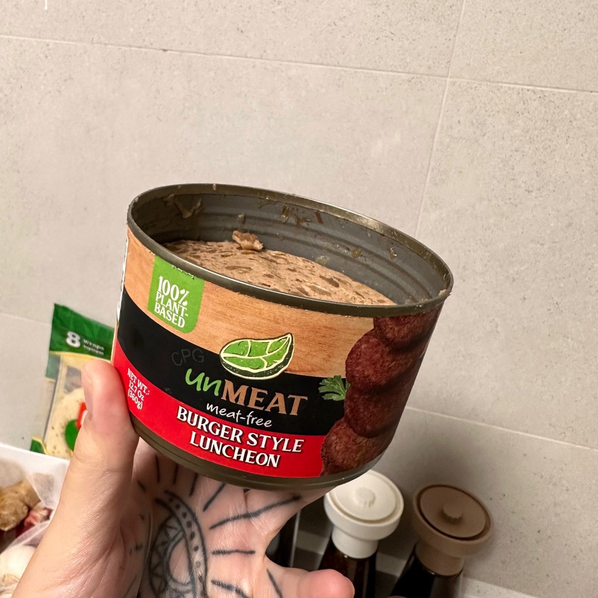 Avaliações de Meat-Free Burger-Style Luncheon da unMEAT | abillion