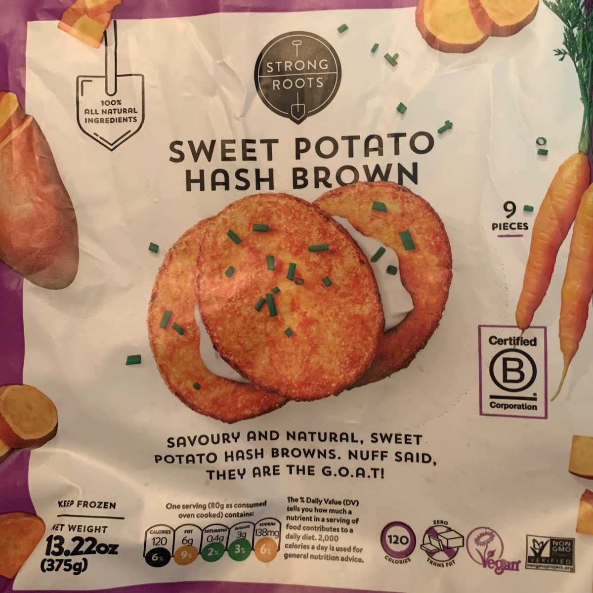 Strong Roots - Sweet Potato Hash Brown Review | abillion