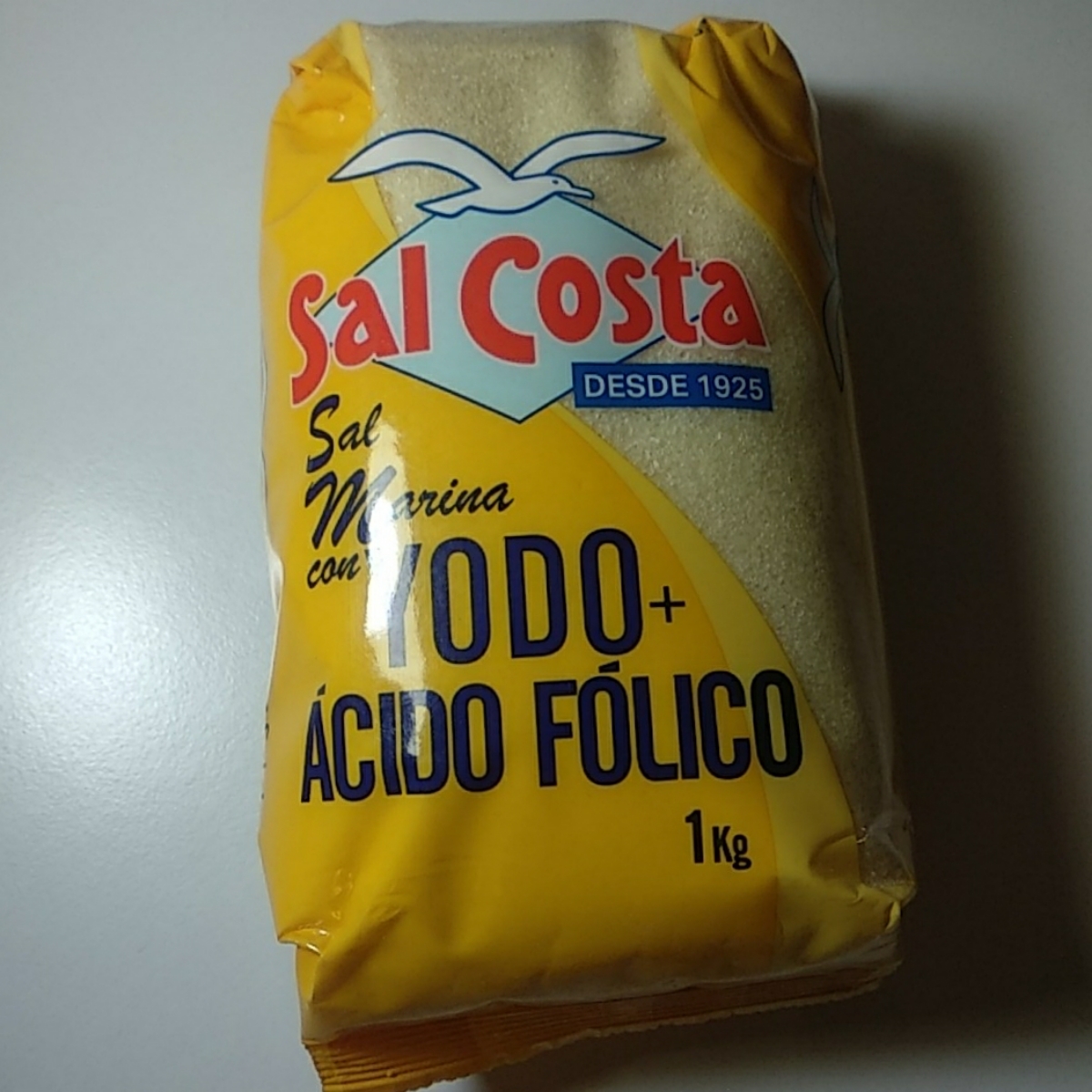 Sal con Yodo y Ácido Fólico from Sal costa - Vegan Product Reviews ...
