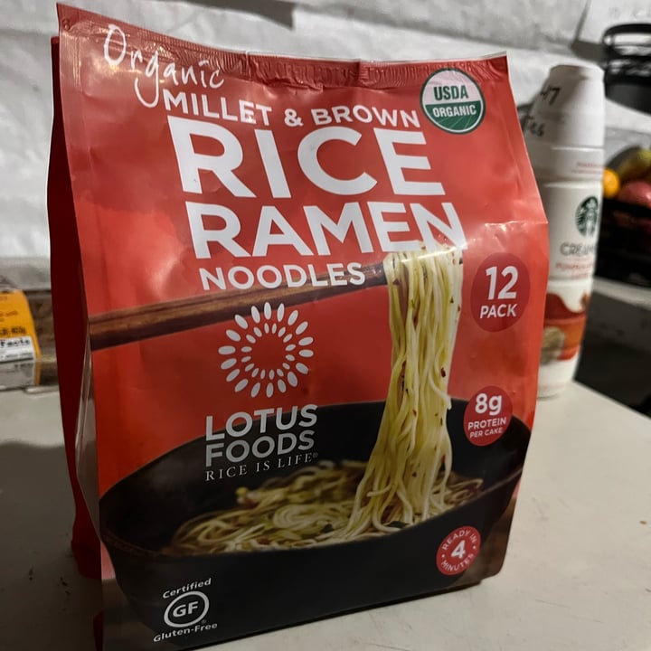Organic Millet & Brown Rice Ramen noodles Lotus Foods Rice Is Life ...