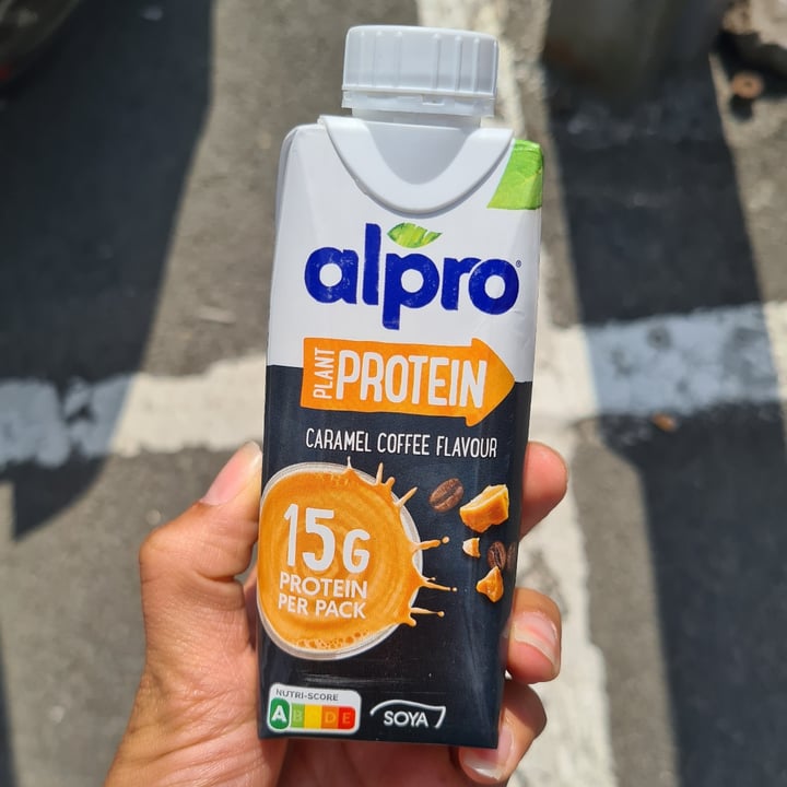Alpro Protein caramel coffee Review | abillion