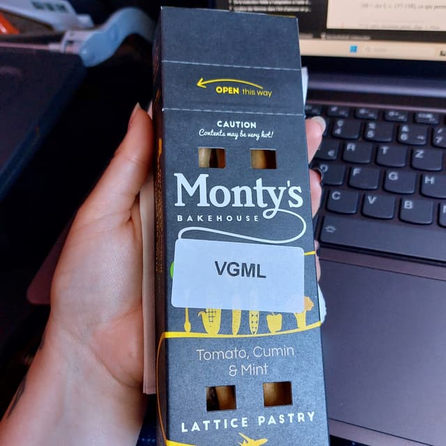 Tomato, Cumin and Mint Wrap at Monty's Bakehouse - Review by ...